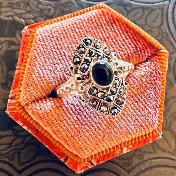 Antique | Jewelry | Antique Art Deco 925 Sterling Silver Marcasite ...